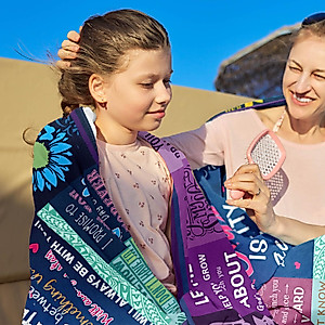 Gevuto Goddaughter Gifts Blanket, Goddaughter Gifts from Godmother, Christmas/Birthday Gifts for Goddaughter, Baptism Gifts for Girl, First 1st Communion Gifts for Girls Throw 50" X 60"