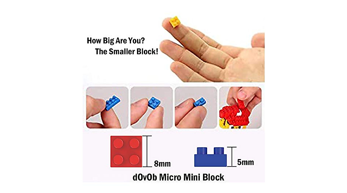 dOvOb Micro Mini Blocks Taj Mahal Model Set - 4000 Pieces