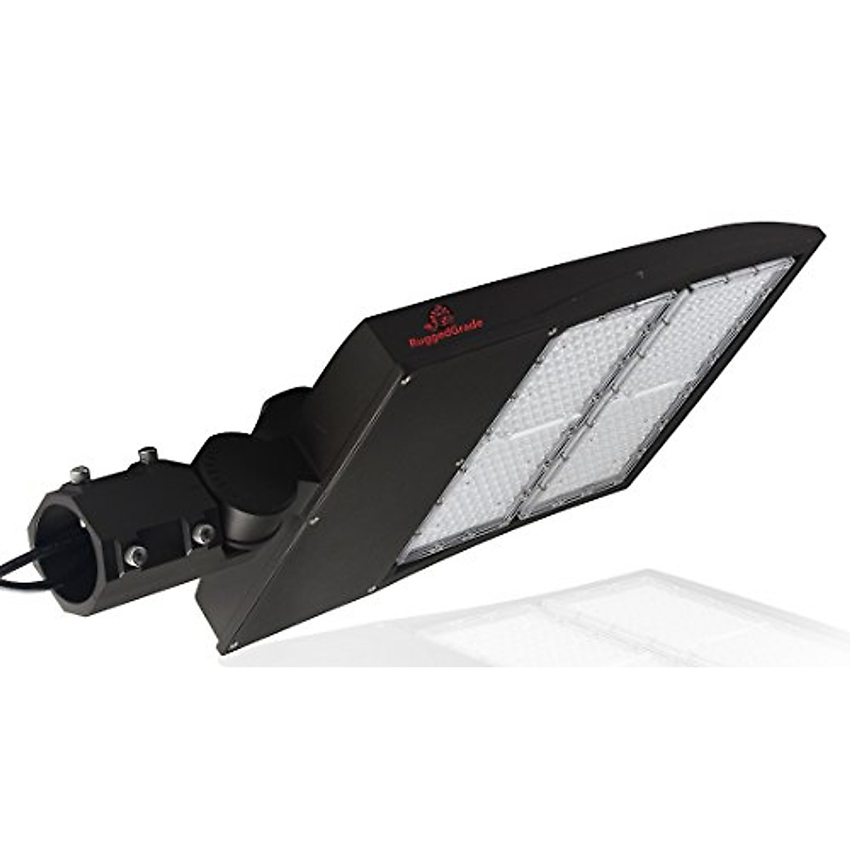 480vac - 40,000 Lumen NextGen II Series 300 Watt Parking Lot Light – Slip Fit Mount - with Photocell– 5000k - Black Housing - 480 Volt