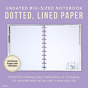 Happy Planner Disney Notebook Journal, Disc-Bound Notebook with Dividers and 60 Sheets of Dot-Lined Paper, Winnie the Pooh True to You Theme, Big Size, 27.94 cm x 21.59 cm (11" x 8 1/2")