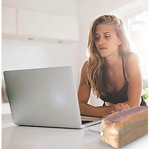 Disposable White Plastic Bread Clips 7/8 x 1 1/8 inches Keep Your Food Fresh After Opening by MT Products (100 Pieces)