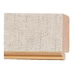 Picture Linen Liner (Wood) 18ft Bundle - Linen Liner Wheat/Oatmeal Finish - 1.5" Width - 5/16" Rabbet Depth