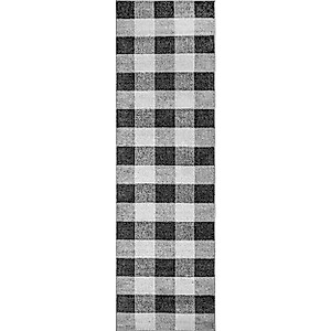 nuLOOM 2' x 9' Performance Indoor Area Rug, Non-Shed, Power Loomed High-Traffic Area Rug for Living Room, Bedroom, Home, Aisha Grey