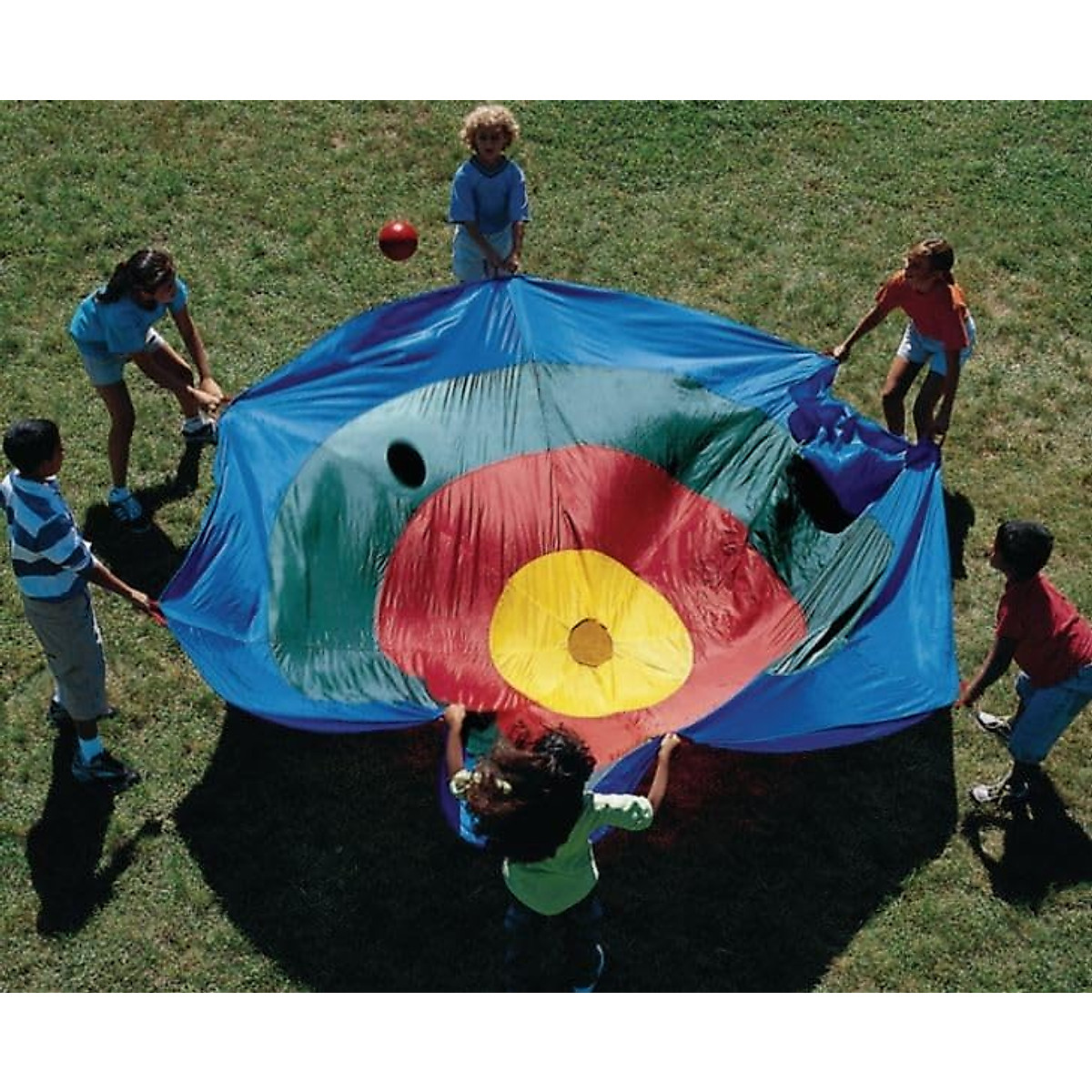 S&S Worldwide 12' Target Institutional Play Parachute