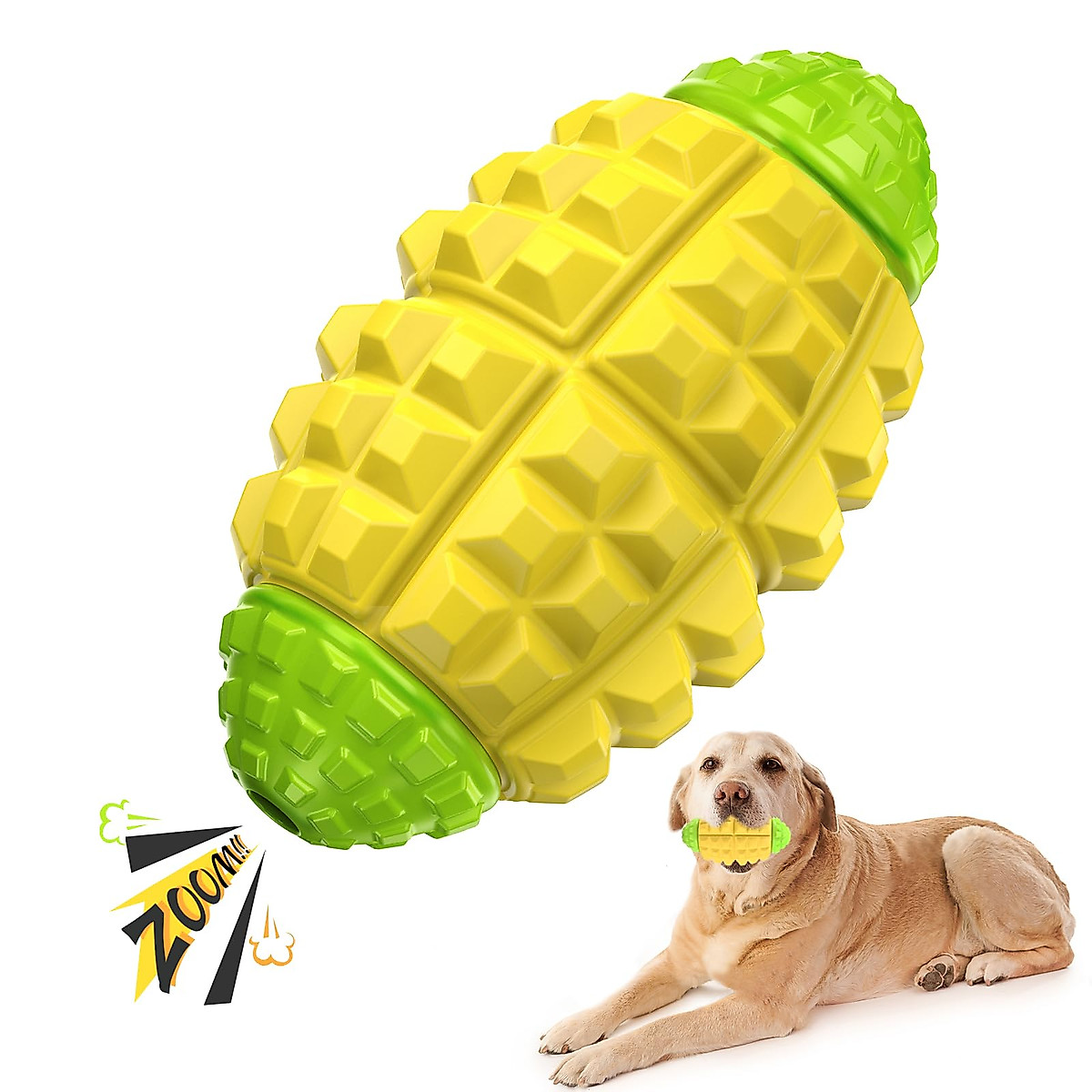 YINEYA Tough Dog Toys for Aggressive Chewers Large Breeds, Dog Chew Toys for Aggressive Chewers, Durable Dog Toys for Large Dogs, Squeaky Dog Toys, Interactive Dog Toys to Keep Them Busy, Dog Ball