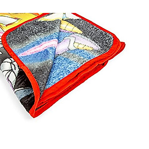 Mega Man X Fleece Throw Blanket | Plush Soft Polyester Cover For Sofa and Bed, Cozy Home Decor, Luxury Room Essentials | Capcom Video Game Gifts For Adults and Kids | 45 x 60 Inches