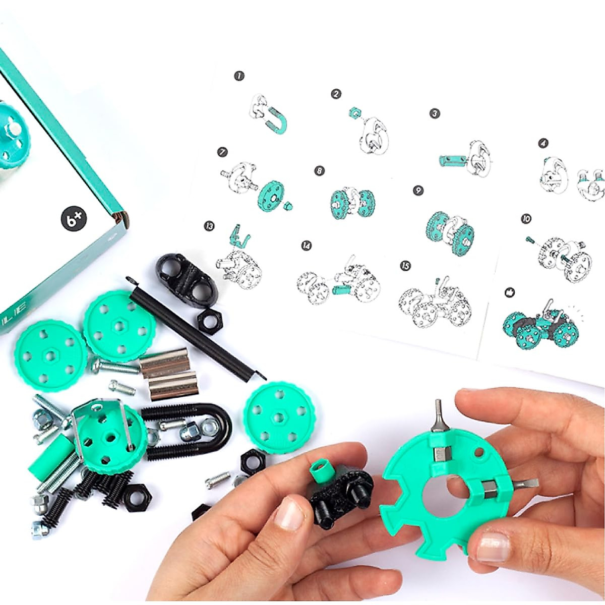 The Off Bits Toy Building Sets: BuggyBit Vehicle Model Kit for Kids 6+, Mini STEM Toys with Nuts & Bolts, Build Your Own Engineering Kit, STEM Building Toys Gifts for Boys and Girls