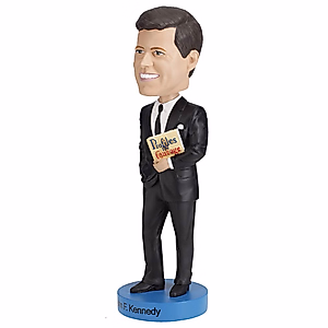 Royal Bobbles John F. Kennedy Bobblehead, Premium Polyresin Lifelike Figure, Unique Serial Number, Exquisite Detail