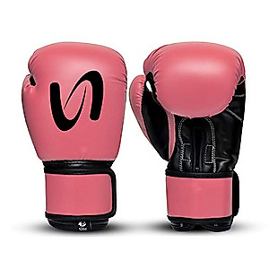 UFG Kids Classic Boxing Gloves - Boxing MMA Muay Thai Training & Bag Work (Pink, 4 Oz)