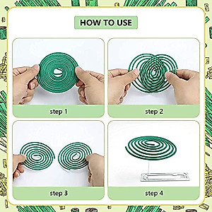 Citronella coils, Citronella Candles for Outdoor Indoor, 48 Coils with 6 x 2.5 oz Candles