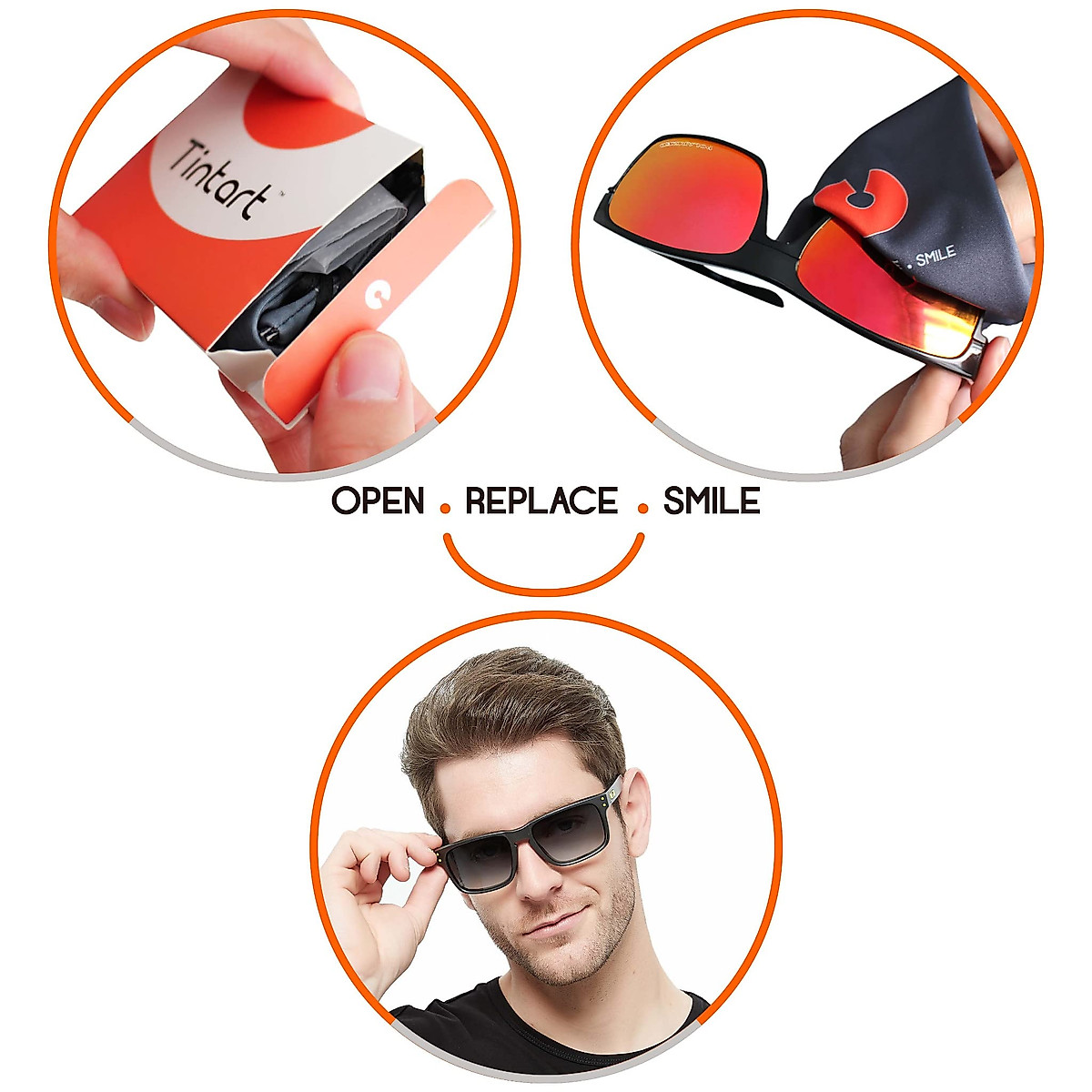 Tintart Performance Replacement Lenses Compatible with Oakley Dispatch 2 OO9150 - Grey Gradient