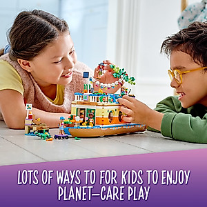 LEGO Friends Canal Houseboat 41702 Building Kit; Comes with 4 Mini-Dolls Including Mia and 1 Animal Toy; Birthday Gift for Kids Aged 7+ (737 Pieces)