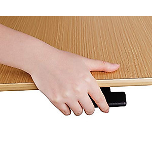 Rocelco 28" Height Adjustable Mobile School Standing Desk - Quick Sit Stand Up Home Computer Workstation - Gas Spring Assist Office Laptop Riser Cart - Wood Grain (R MSD-28)