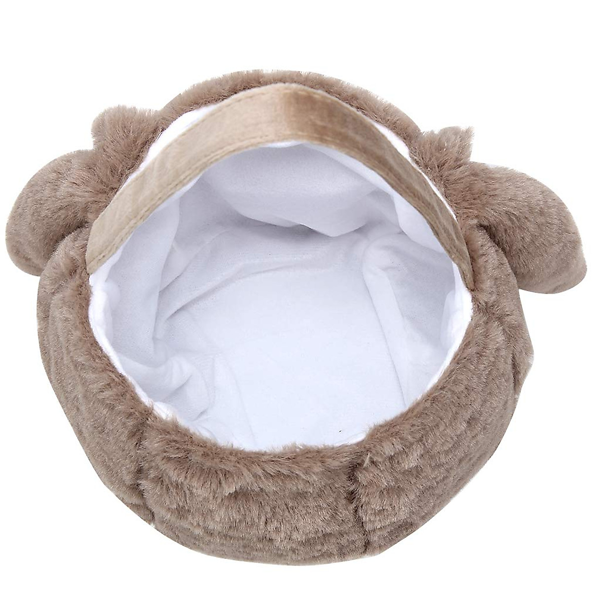 Plush Easter Bunny Basket for Kids Boys Girls Easter Buckets with Long Plush Ear Personalized Egg Hunting Bags,Bunny Kids Easter Tote Bags for Easter Decorations Candy…