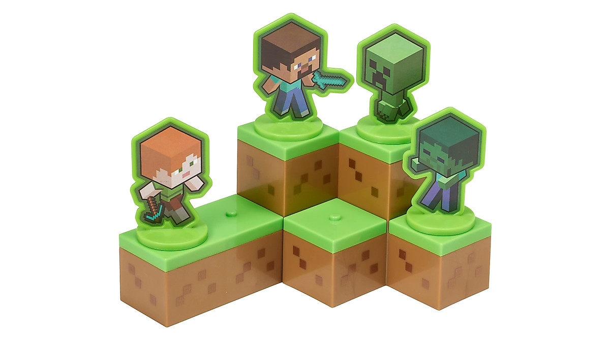 DecoSet Minecraft Cake Topper - 6-Piece Decoration