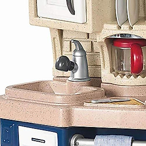 Little Tikes Super Chef Kitchen Blue & Cream, 14.00 l x 28.00 w x 40.00 h inches