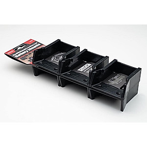 StealthMounts M18 Milwaukee Battery Holder - 6 Pack | Milwaukee M18 Battery Holder | 18V Milwaukee Battery Storage | Milwaukee Battery Mount | Milwaukee Organizer for M18 Batteries | Made in the UK