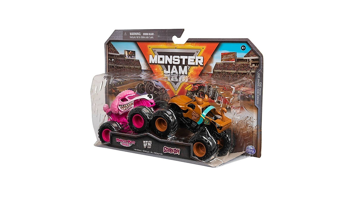 Monster Jam, Official Monster Mutt Poodle Vs. Scooby Doo Die-Cast ...