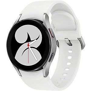SAMSUNG Galaxy Watch 4 40mm Smartwatch with ECG Monitor Tracker for Health, Fitness, Running, Sleep Cycles, GPS Fall Detection, Bluetooth, US Version, SM-R860NZSAXAA, Silver