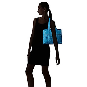 Yazzii Quilter’s Project Bag with 19 Pockets - Portable Storage Bag Organizer - Multipurpose Storage Organizer for Quilting, Patchwork, Embroidery, Needlework, Papercraft & Beading-Aqua