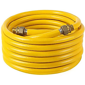 3/4" Tubing Pipe KIT 150ft,Corrugated Stainless Steel Tubing with 2 Male Fittings (150FT)