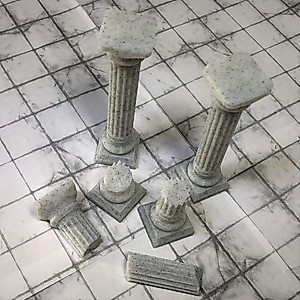 Extruded Gaming Roman Pillars