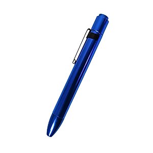 BV Medical LED Penlight, Metal, Push Button, Cobalt Blue