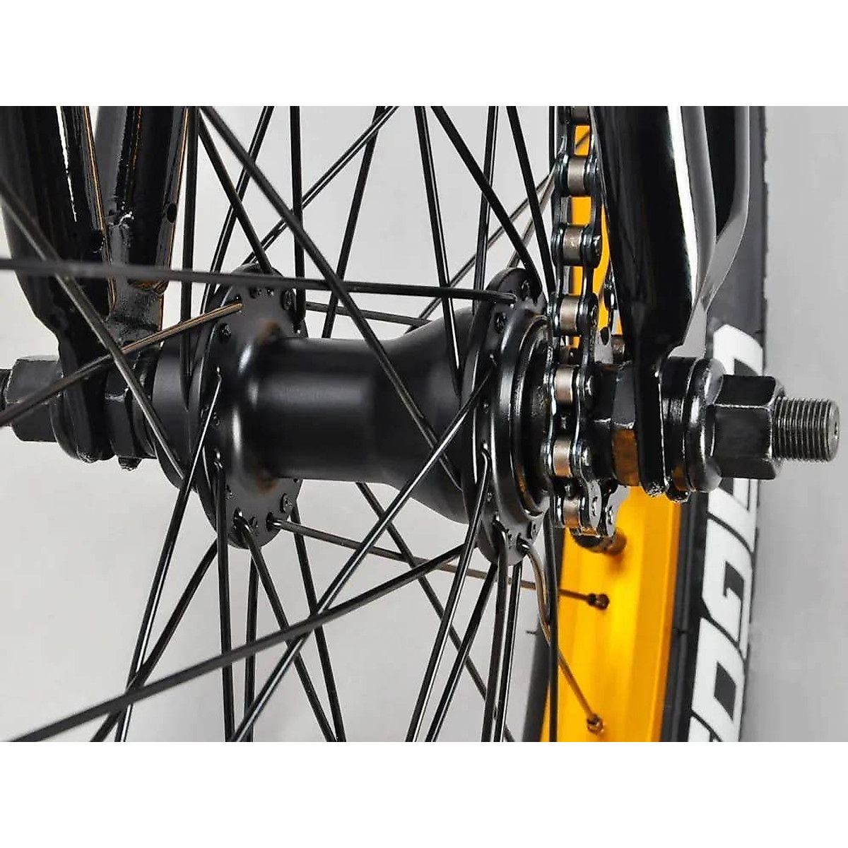 Mafiabikes Kush 2+ 20 inch BMX Bike Black Gold