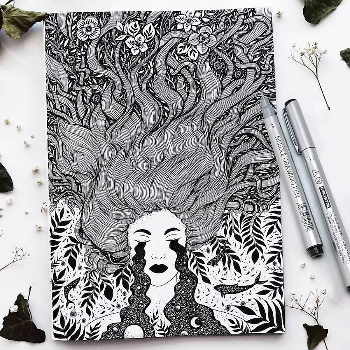 MISULOVE Fine Point Multi-Liner Pens - 10 Pack Set, Ideal for Anime Sketching, Bible Journaling, and Fine Line Drawing for Versatile Artistic Applications