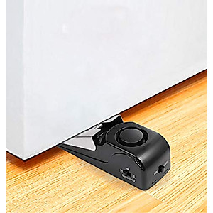 TOWODE Upgraded Door Stop Alarm 3-Pack, Door Stoppers Security Alarm with 120 dB - Great Gift for Traveling Hotel Home Apartment Door Stopper Security Tools