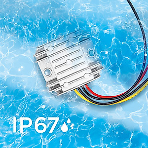 12V to 24V DC Step Up Converter Boost AWG 17 Waterproof Module Transformer (5A 120W)