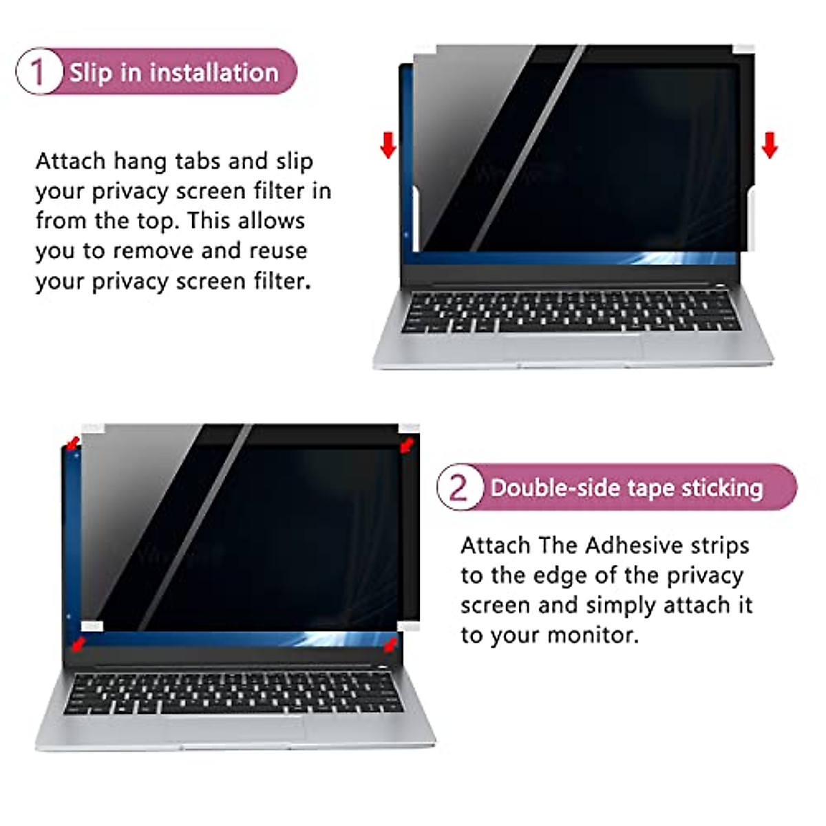 laptop privacy screen 17 inch, Anti Blue Light Anti Glare Screen Protector for LG Gram 17" 16:10 Widescreen Filter Protect Your Eyes Against Blue Light and Glare