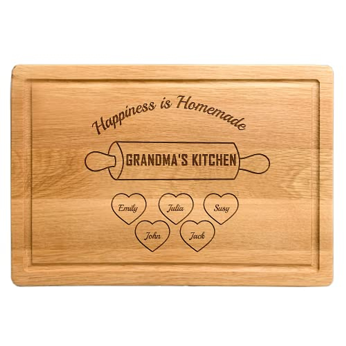 Personalized Gifts for Grandma Kitchen for Mothers Day, Cutting Board, Custom Engraved Serving Board or Decor, Customized Mom and Grandma Gift, Decor for Grandma's Kitchen, Engraved Sign, Christmas