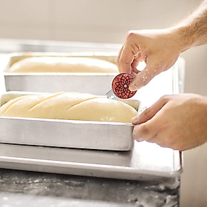 Luxshiny Bread Lame, Baking Dough Scoring Tool Bread Curve Cutter with Replaceable 5 Cutters for Baking Cooking (Style 3) Bread Scoring Knife