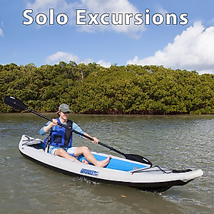 Sea Eagle 385FT FastTrack Deluxe Solo Inflatable Kayak 12'6"