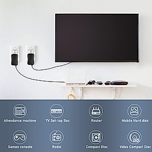 Universal AC Adapter, 30W Universal 3V 4.5V 5V 6V 7.5V 9V 12V AC/DC Adapter Switching Power Supply with 8 Selectable Adapter Head, for 3V to 12V Household Electronics - 2500mA Max