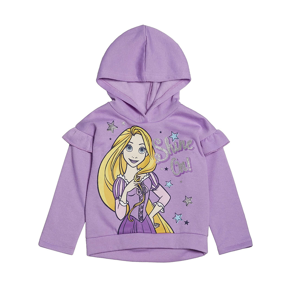 Disney Princess Rapunzel Toddler Girls Fleece Hoodie and Leggings Outfit Set 3T