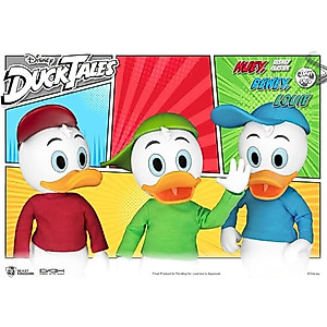 Beast Kingdom DuckTales: Huey, Dewey and Louie DAH-069 Dynamic 8ction Action Figure Set, Multicolor