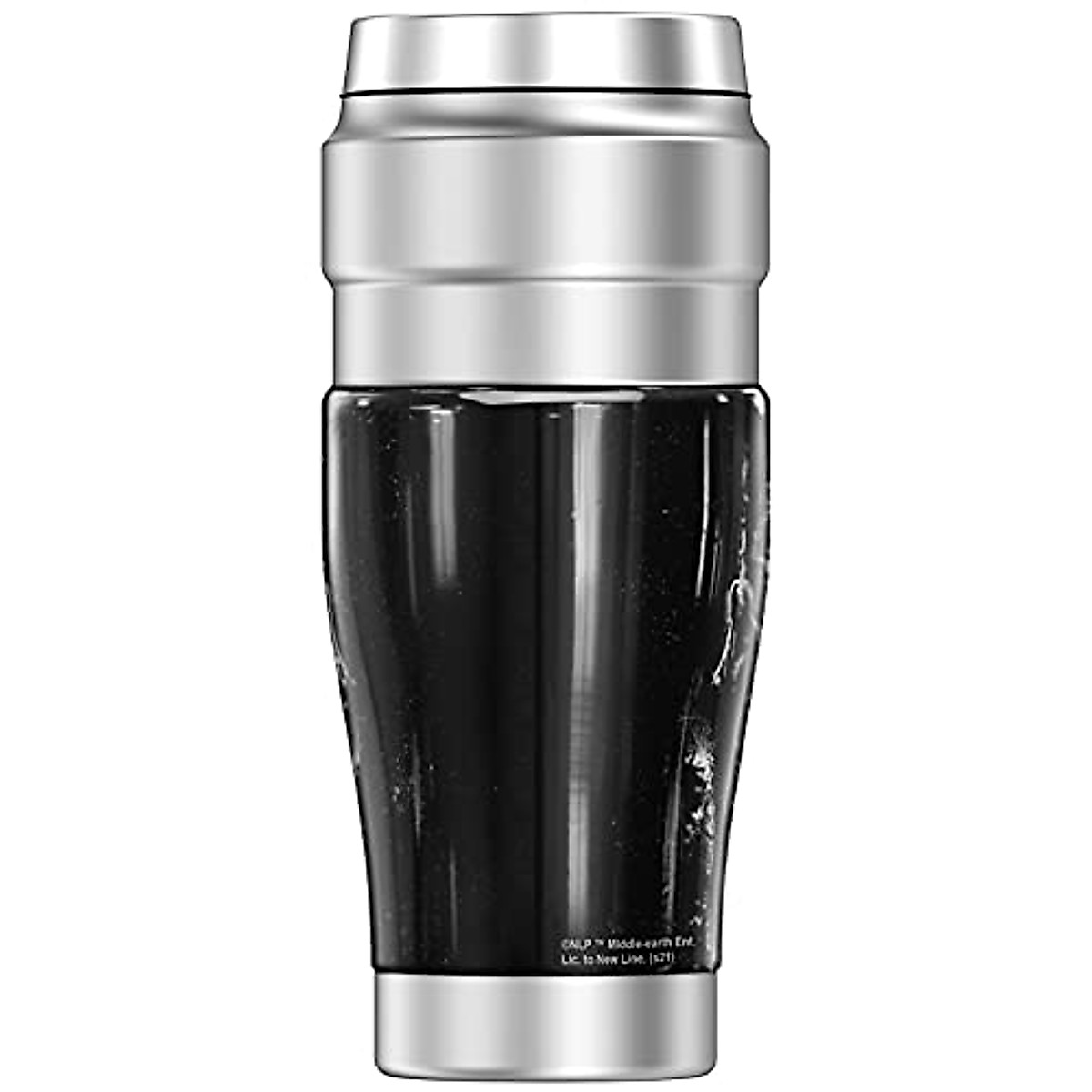 THERMOS The Lord of The Rings Metallic Ringwraiths STAINLESS KING Stainless Steel Travel Tumbler, Vacuum insulated & Double Wall, 16oz