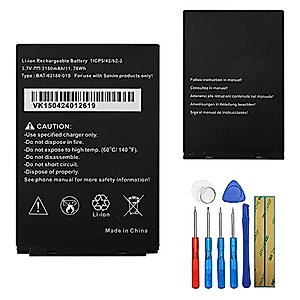 Replacement Battery BAT-03180-01S Compatible with Sonim XP5 XP5S XP5700 XP5800 with Tools