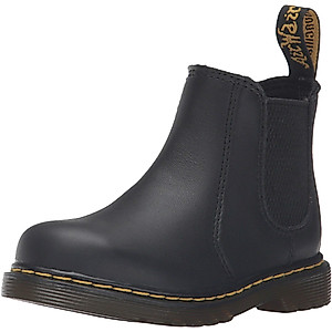 Dr. Martens Kid's Collection Unisex 2976 Toddler Chelsea Boot (Toddler) Black 9 UK (US 10 Toddler) M