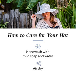 Wallaroo Hat Company Women’s Scrunchie Sun Hat – UPF 50+ Sun Protection, Packable and Adjustable Sizing for Medium Crown Sizes – Sun-Smart Hat for Travel, Poolside, Everyday (White/Black Dots)