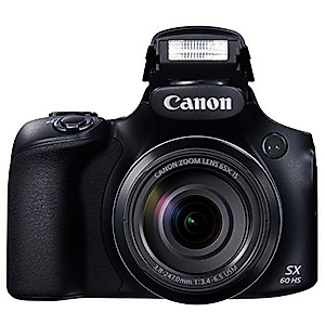 Canon PowerShot SX60 HS Digital Camera - Wi-Fi Enabled - International Version (No Warranty)