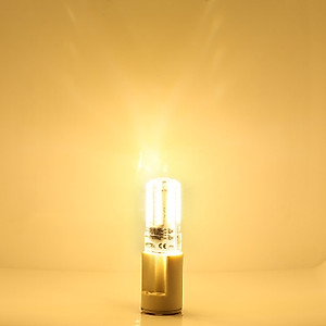 YOUKE Lighting G9 LED Bulb, 25 Watt Glass Halogen Light Bulbs Replacement, 120V AC, 3W / 250 Lumens, Warm White 3000K, T4 JCD Chandelier Incandescent Lamp, Pack of 6