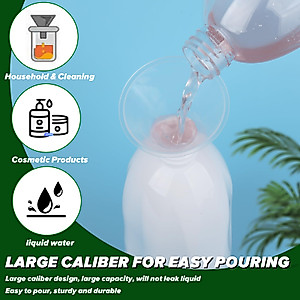 Bynccea Empty Clear Plastic Spray Bottles 13.5oz/400ml Adjustable Nozzle Mist/Stream Water Spray Bottle Heavy Duty Spraying Bottles Plant Mister Spray Bottle for Cleaning Solutions, Plants, Hair