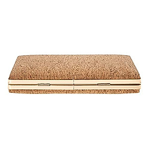 Cork Box Clutch, Gold1