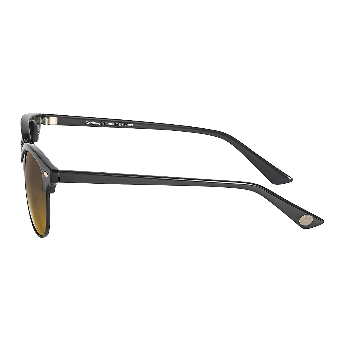 Eagle Eyes Palmer Polarized Sunglasses - Semi Rimless Frame - Black