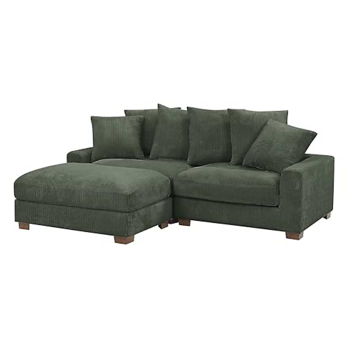 Oadeer Home Modular Sectional, Green