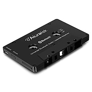 Aluratek Universal Bluetooth Audio Cassette Receiver, Built-in Rechargeable Battery, Up to 8 Hours Playtime, Audio Receiving up to 33 Feet