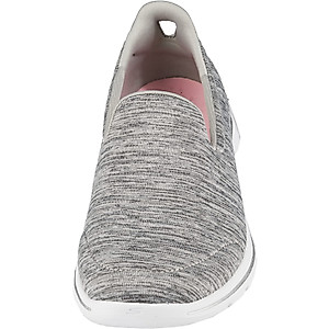 Skechers Women's Go Walk 5 Honor Sneaker, Grey, 9.5